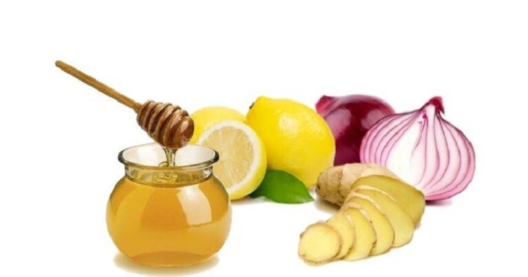 Remedio De Jengibre Rallado Cebolla Ajo Jugo De Limón Y Miel Así Se